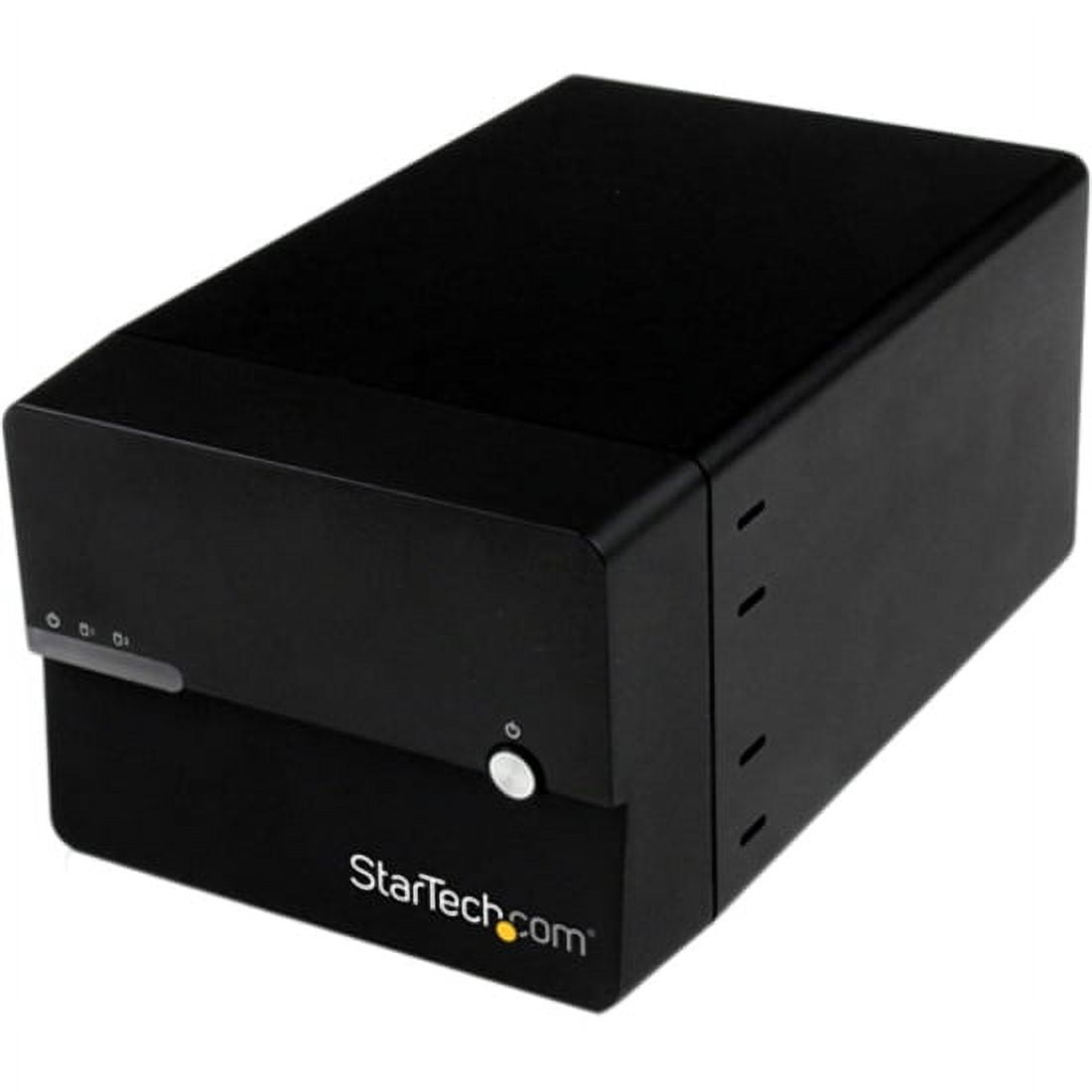 StarTech.com Dual Bay Gigabit NAS RAID Enclosure for 3.5" SATA Hard ...