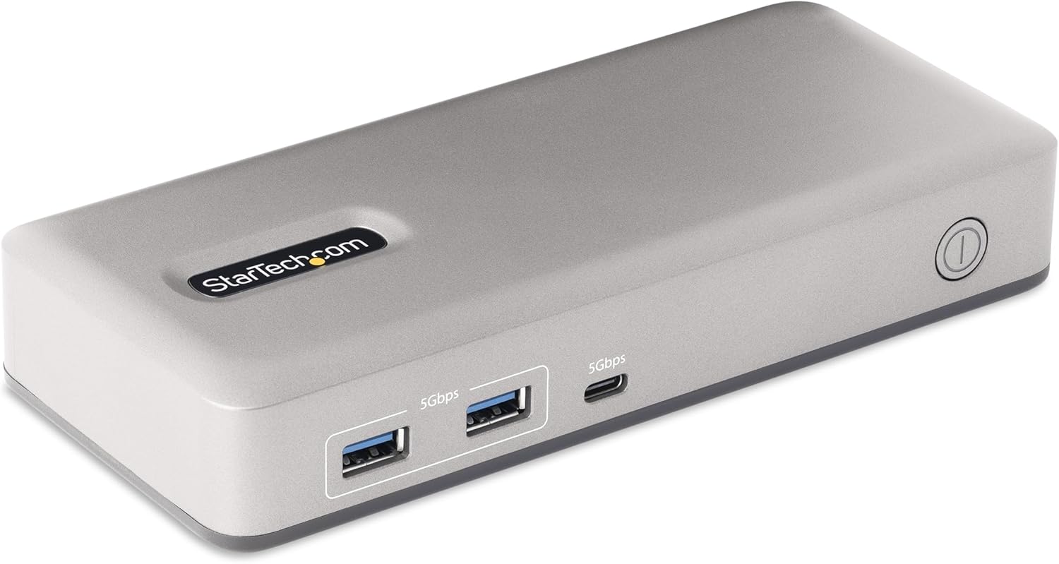 StarTech.com Dual-Monitor USB-C Docking Station, DisplayPort & HDMI or ...