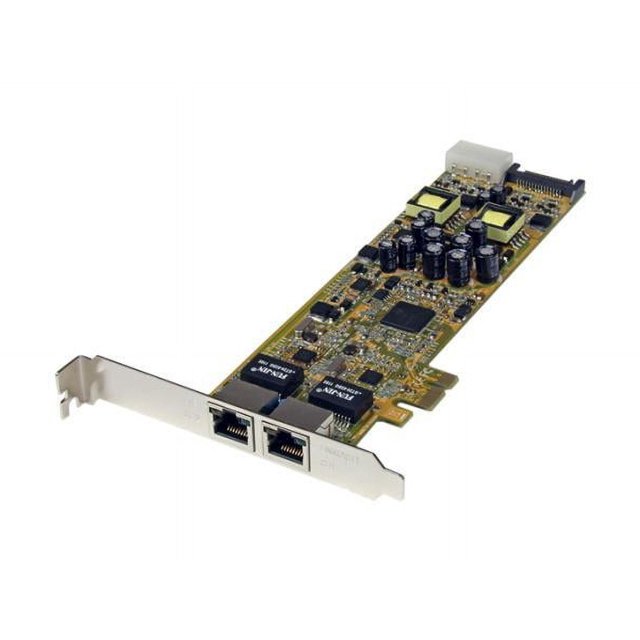 StarTech.com Dual Port PCI Express Gigabit Ethernet PCIe Network Card ...