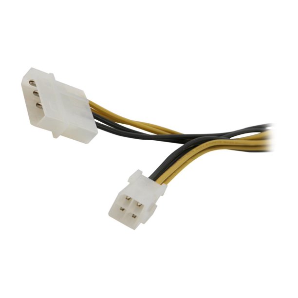 StarTech.com EPS48ADAP 6.1 in. 6in 4 Pin to 8 Pin EPS Power Adapter ...