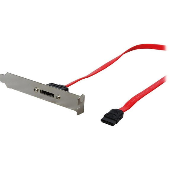 StarTech.com ESATAPLT18IN 1.5 ft. 1 Port SATA to eSATA Plate Adapter ...
