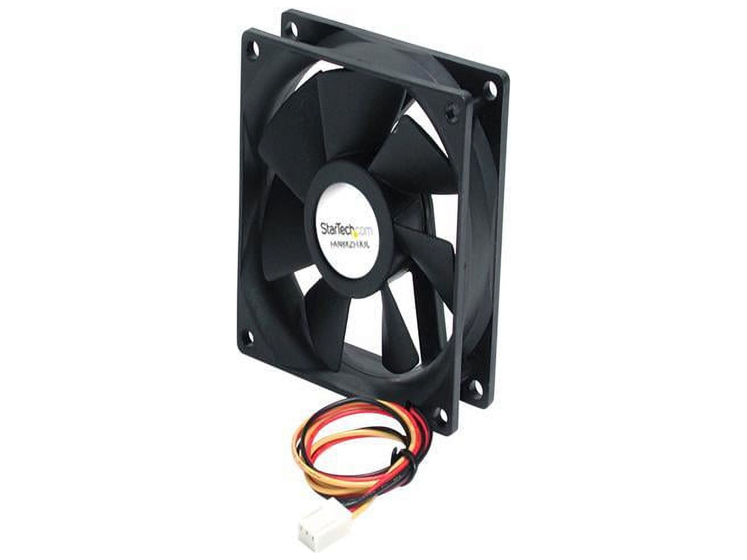 StarTech 80x25mm Ball Bearing Quiet Computer Case Fan w/ TX3 Connector ...