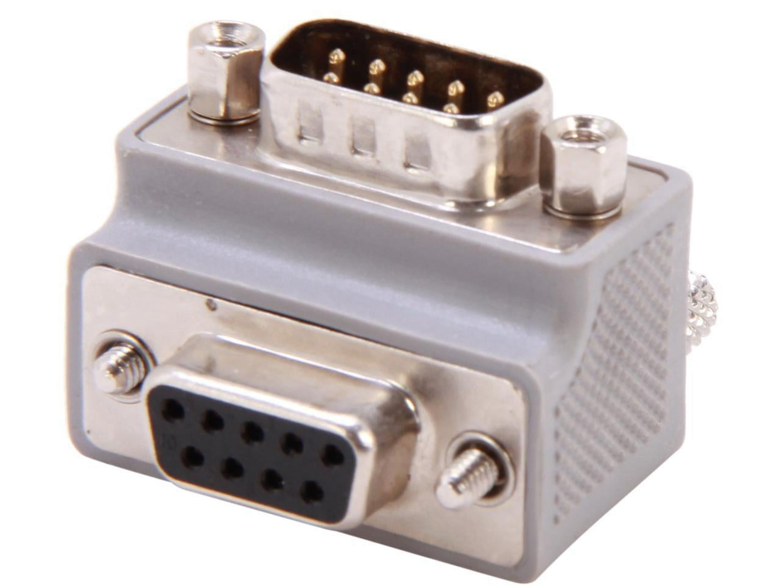 StarTech.com GC99MFRA1 Right Angle DB9 to DB9 Serial Cable Adapter Type ...