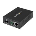 StarTech.com Gigabit Ethernet Fiber Media Converter with Open SFP Slot ...