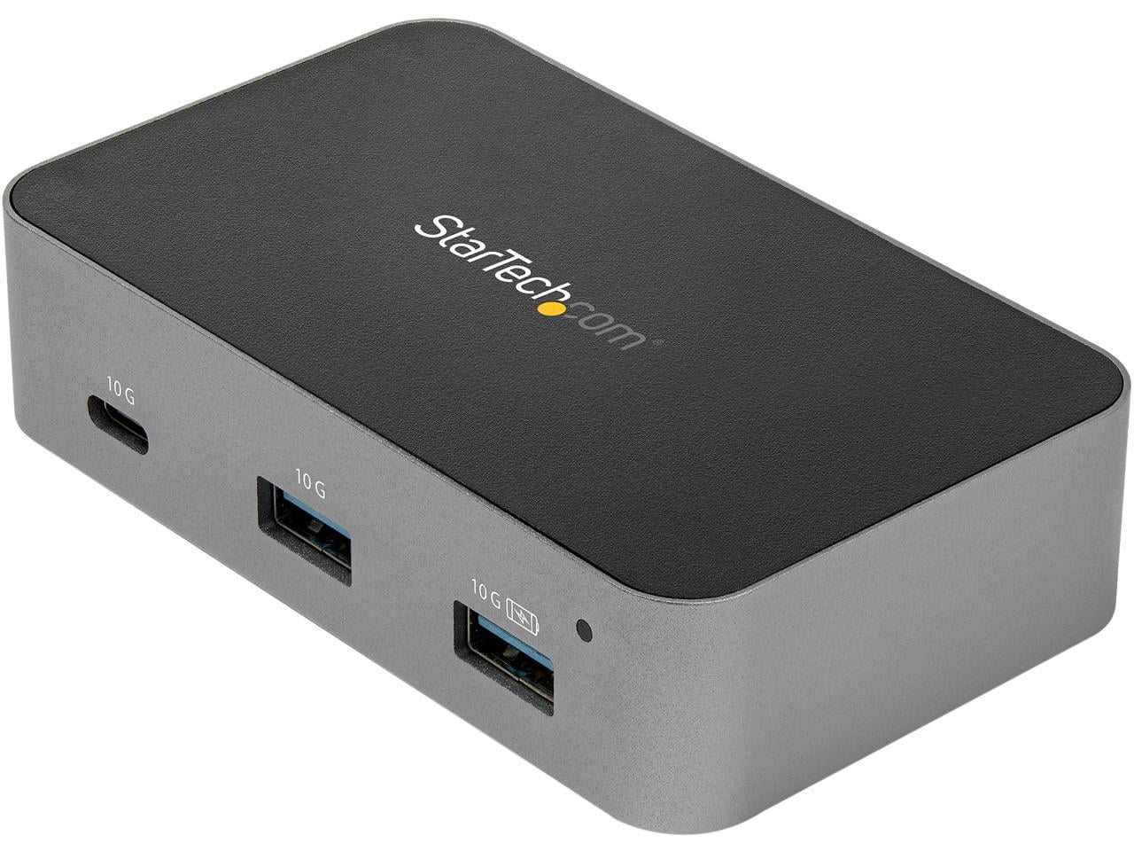 StarTech.com HB31C3A1CS 4-Port USB C Hub - USB 3.1 Gen 2 (10Gbps) - 3x ...