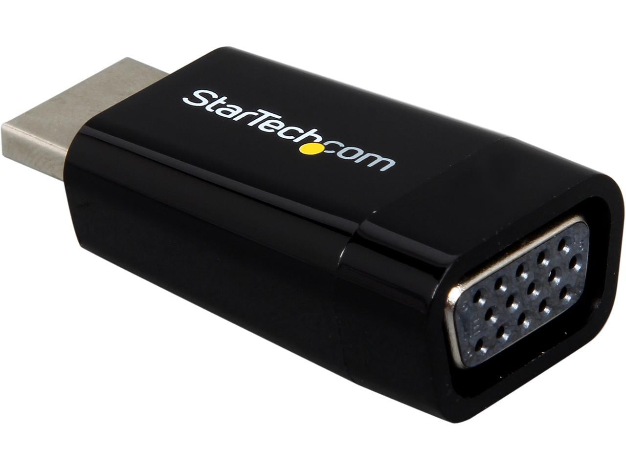 StarTech.com HD2VGAMICRO Compact HDMI to VGA Adapter Converter - Power ...
