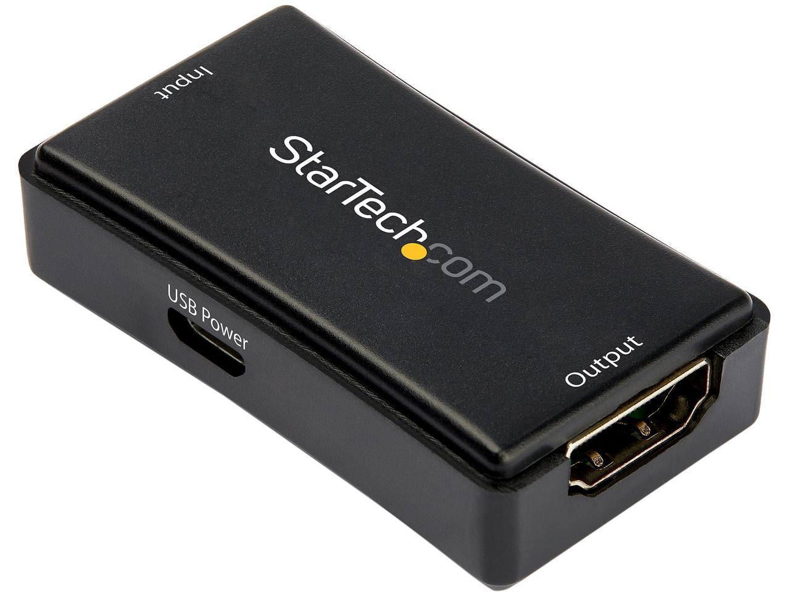 StarTech.com 45ft / 14m HDMI Signal Booster - 4K 60Hz - USB Powered ...