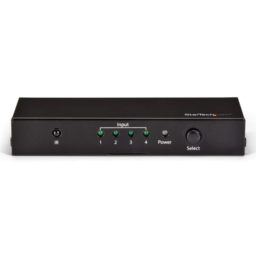 StarTech.com HDMI 2.0 Switch - 4 Port - 4K 60Hz - HDMI Automatic Video ...