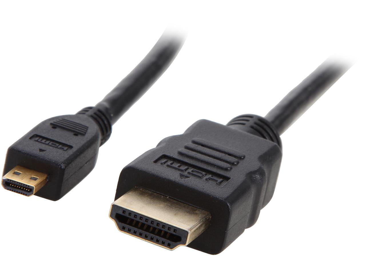 StarTech.com HDMIADMM3 3 ft. Black High Speed HDMI® Cable with Ethernet ...