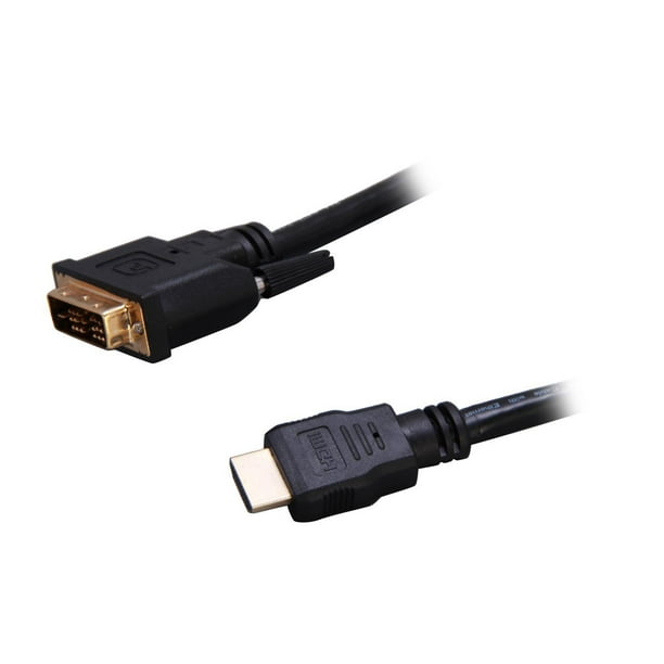 StarTech.com HDMIDVIMM6 HDMI to DVI Cable - 6 ft / 2m - HDMI to DVI-D ...