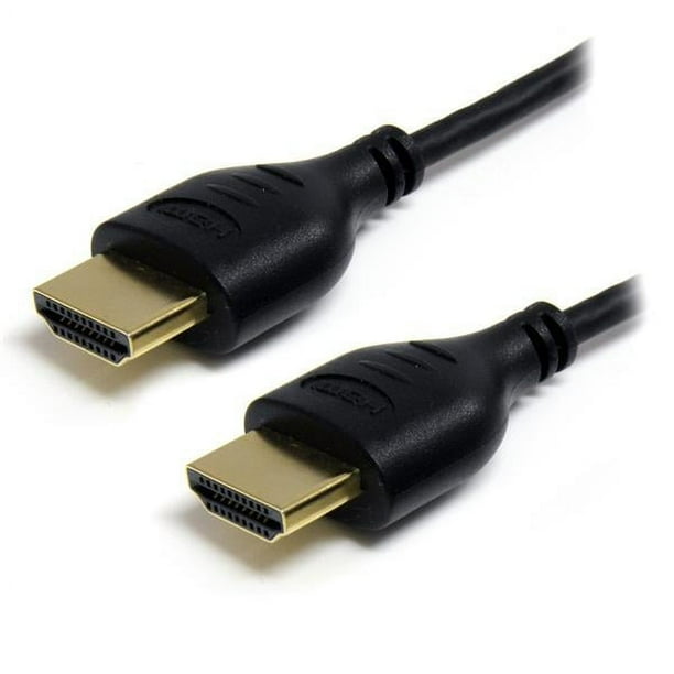 StarTech.com HDMIMM3HSS 3 ft High Speed Slim HDMI Digital Video Cable ...