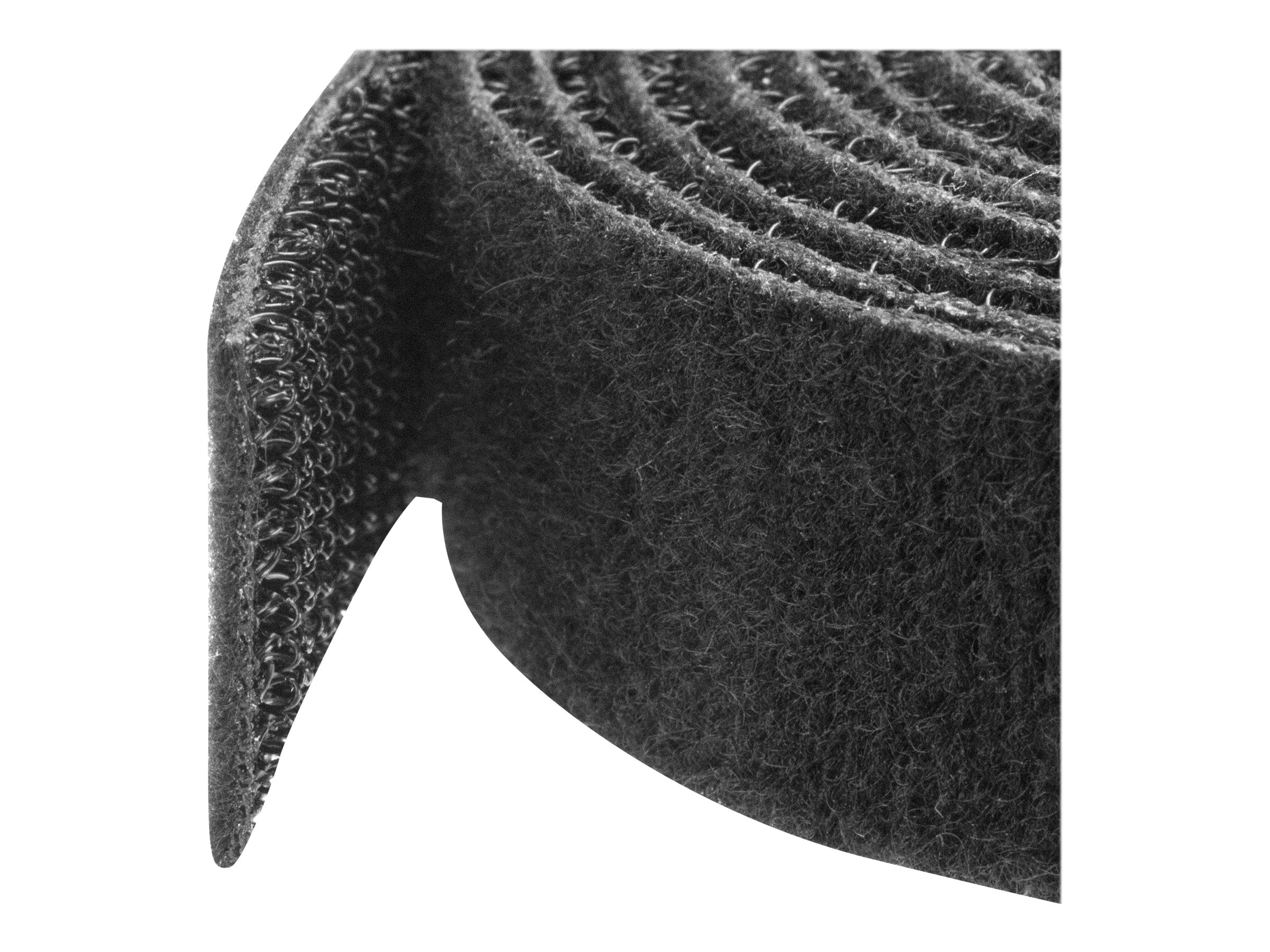 StarTech.com Hook-and-Loop Cable Management Tie - 25 ft. Roll - Black ...