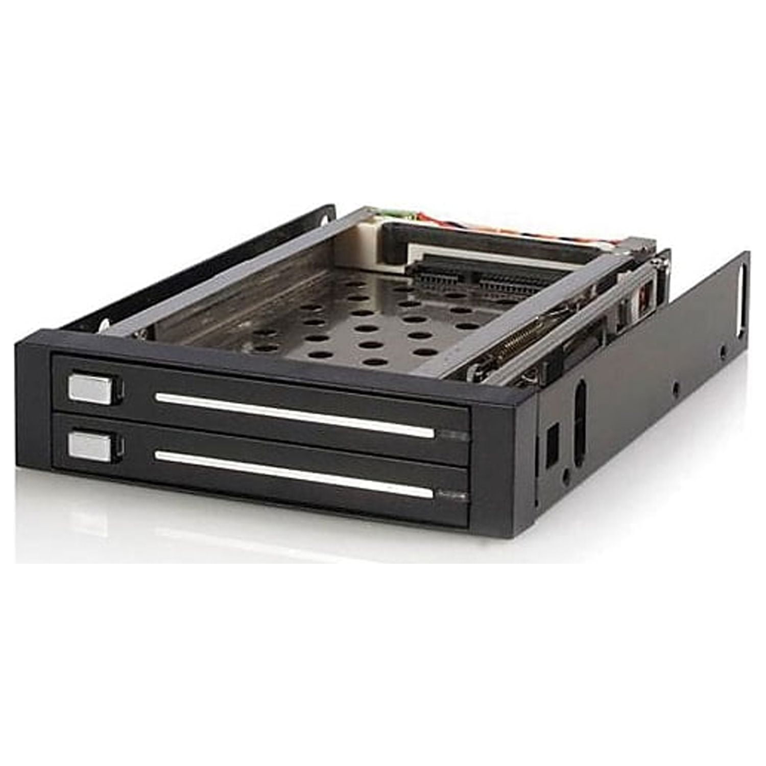 StarTech.com HSB220SAT25B 2 Drive 2.5in Trayless Hot Swap SATA Mobile ...
