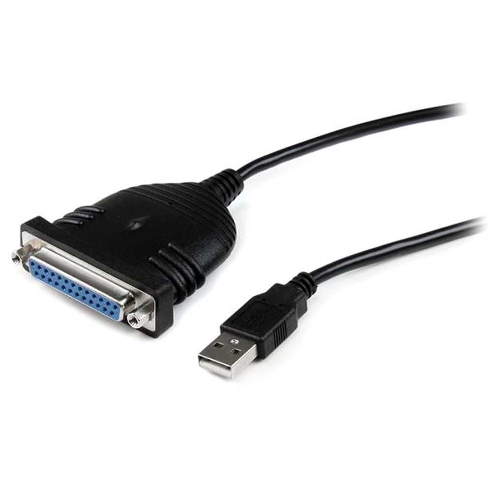 StarTech.com ICUSB1284D25 6ft USB to Parallel Printer Adapter Cable ...