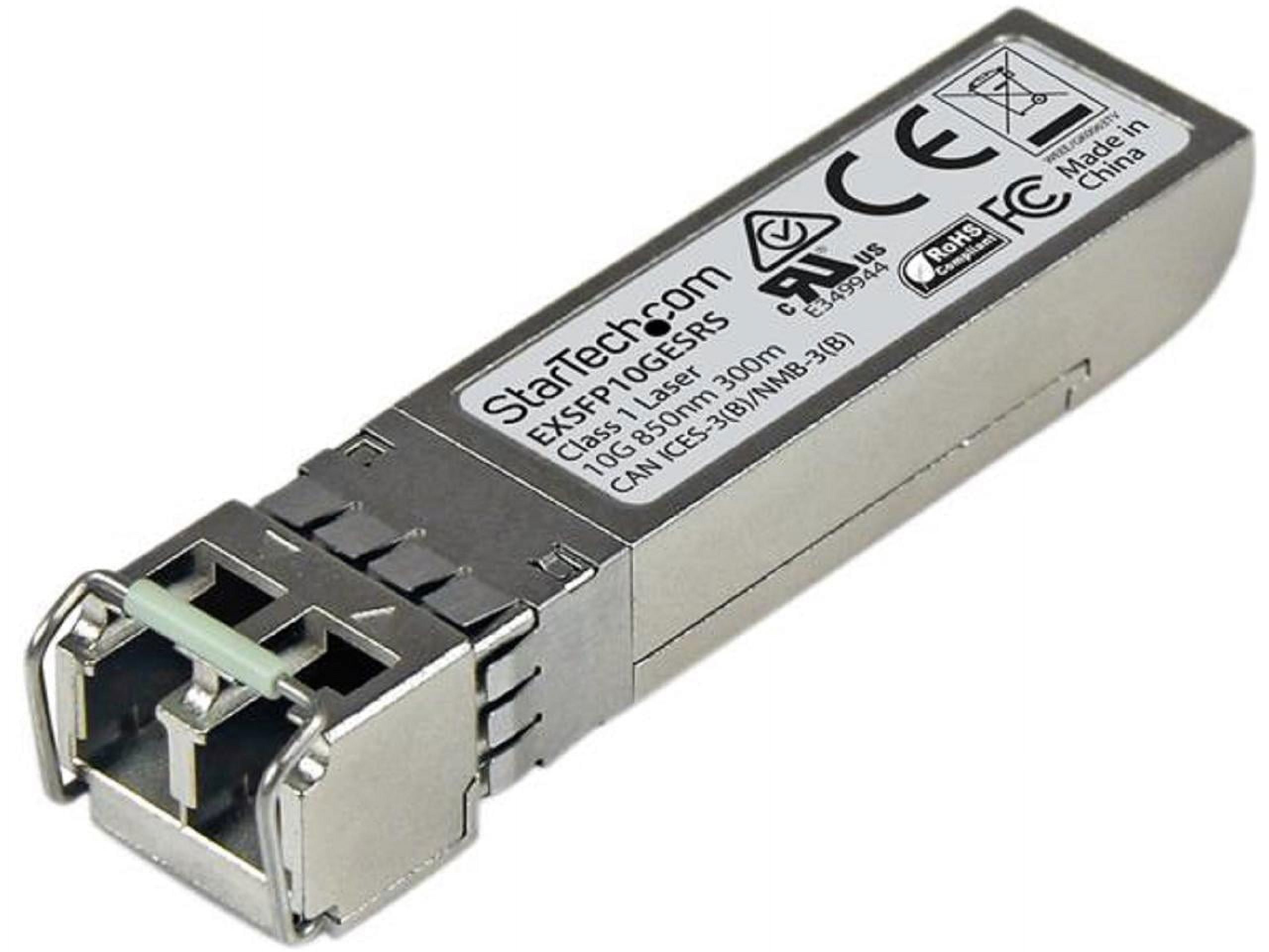 StarTech.com Juniper EX-SFP-10GE-SR Compatible SFP+ Module - 10GBASE-SR - 10GE SFP+ 10GbE ...