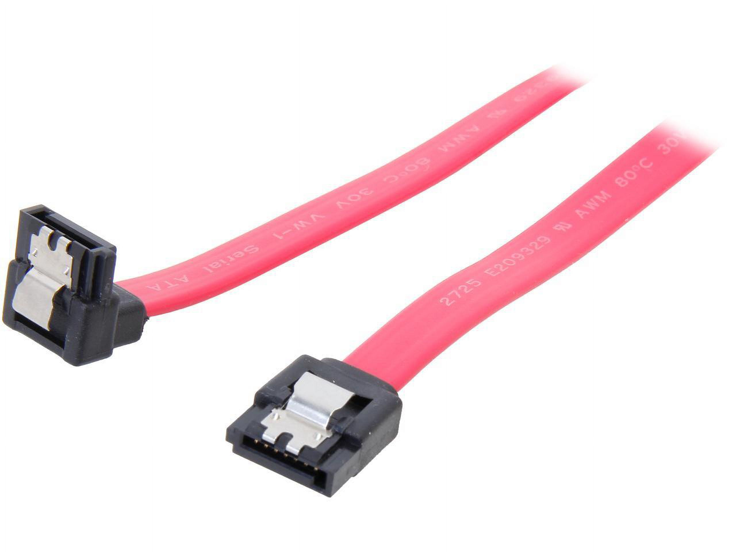 StarTech.com LSATA12RA1 1 ft. SATA to Right Angle SATA Cable Male to ...