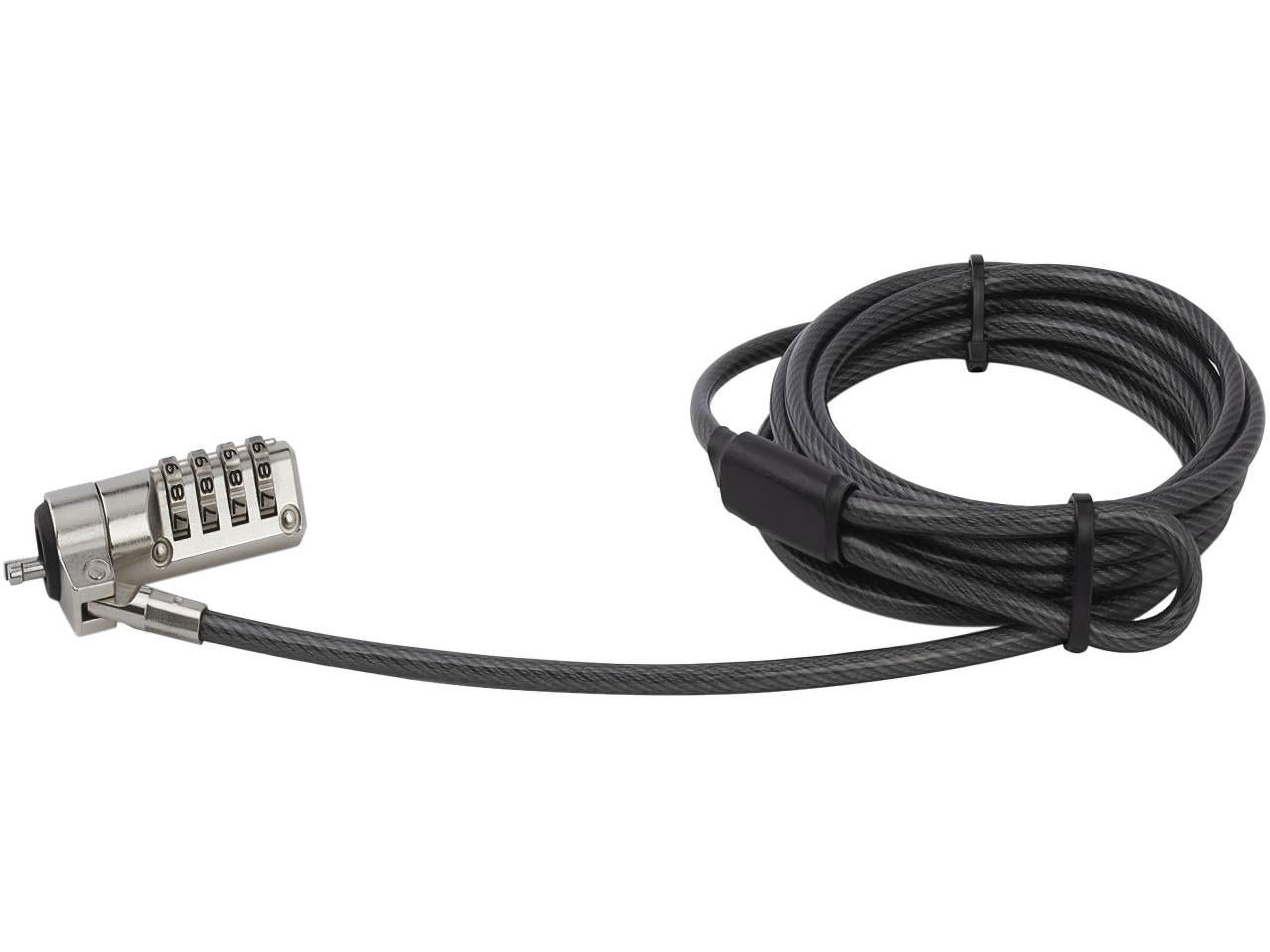 StarTech.com LTLOCK4D Laptop Cable Lock - With Swivel Hinge - 2m / 6.5 ...