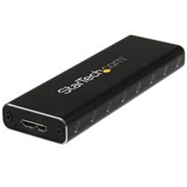 StarTech.com M.2 SATA External SSD Enclosure USB3.0 with UASP - Black - Walmart.com