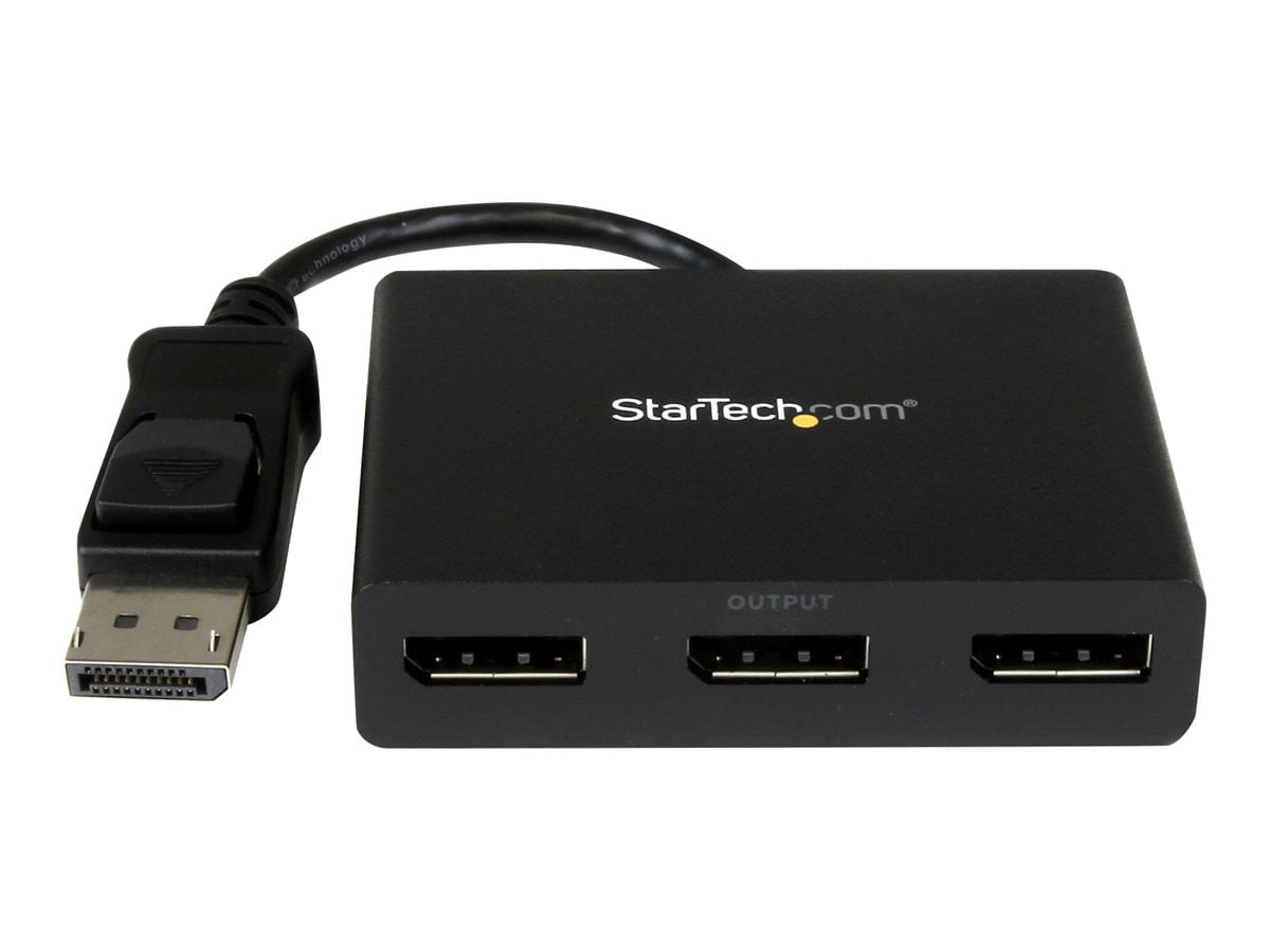 StarTech DisplayPort to DisplayPort Multi-Monitor Splitter w/ 3-Port MST Hub - Walmart.com