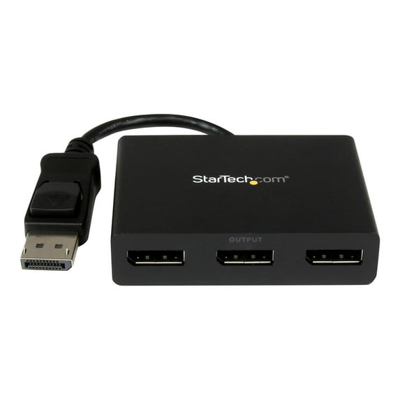 StarTech DisplayPort to DisplayPort Multi-Monitor Splitter w/ 3-Port ...