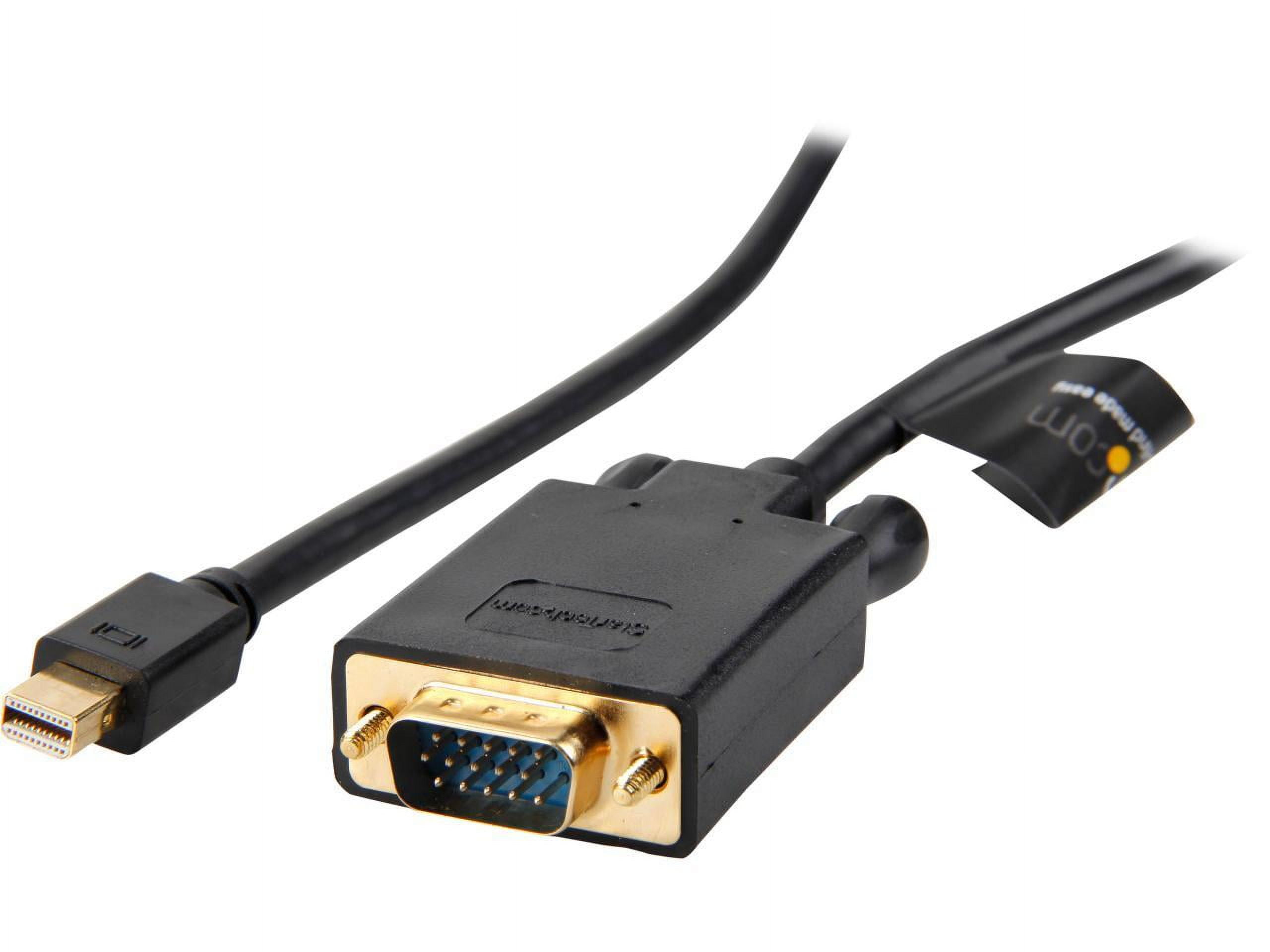 StarTech.com Model MDP2VGAMM10B Mini DisplayPort to VGA Adapter ...