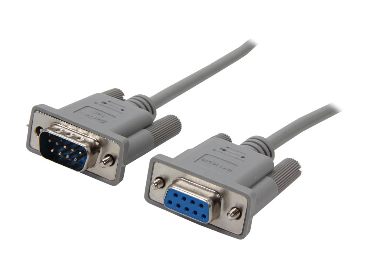 StarTech.com Model MXT10010 10 ft. Straight Through Serial Cable - M/F ...