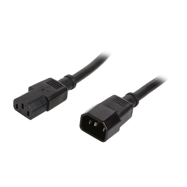 StarTech.com Model PXT100146 6 ft. 14 AWG Computer Power Cord Extension ...