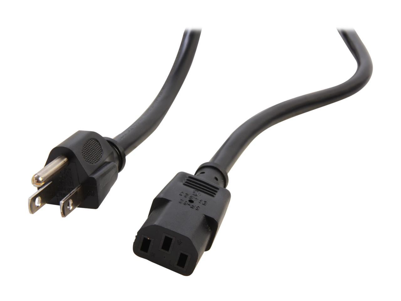 StarTech.com Model PXT1011410 10 ft. 14 AWG Computer Power Cord ...