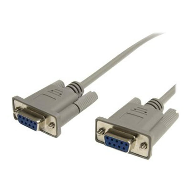 StarTech.com Model SCNM9FF25 25 ft. Cross Wired Serial/Null Modem Cable DB9 F/F Female to Female ...