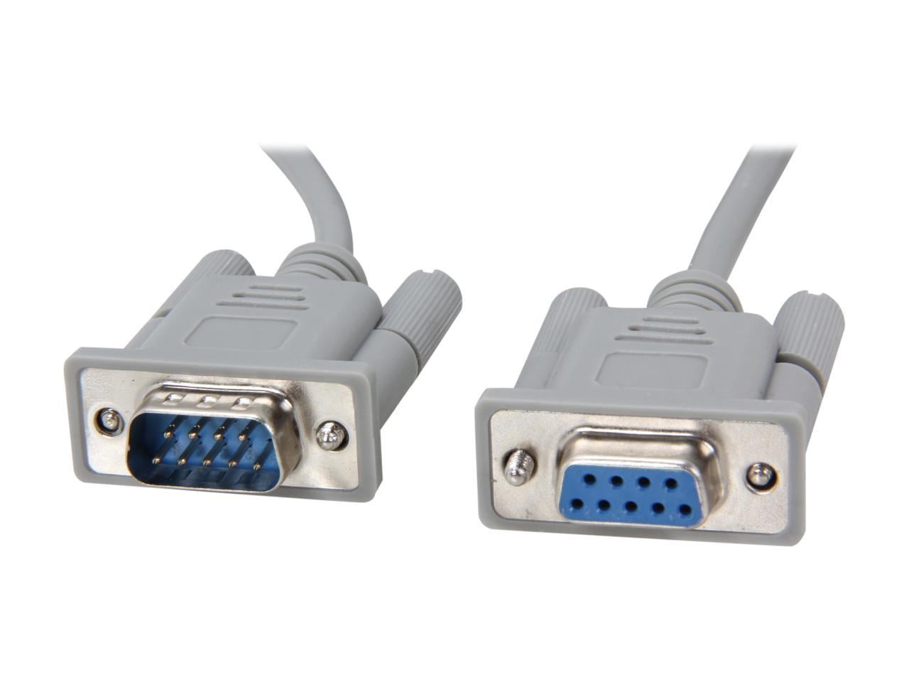 Model Scnm9fm 10 Ft Db9 Rs232 Serial Null Modem Cable Female To Male