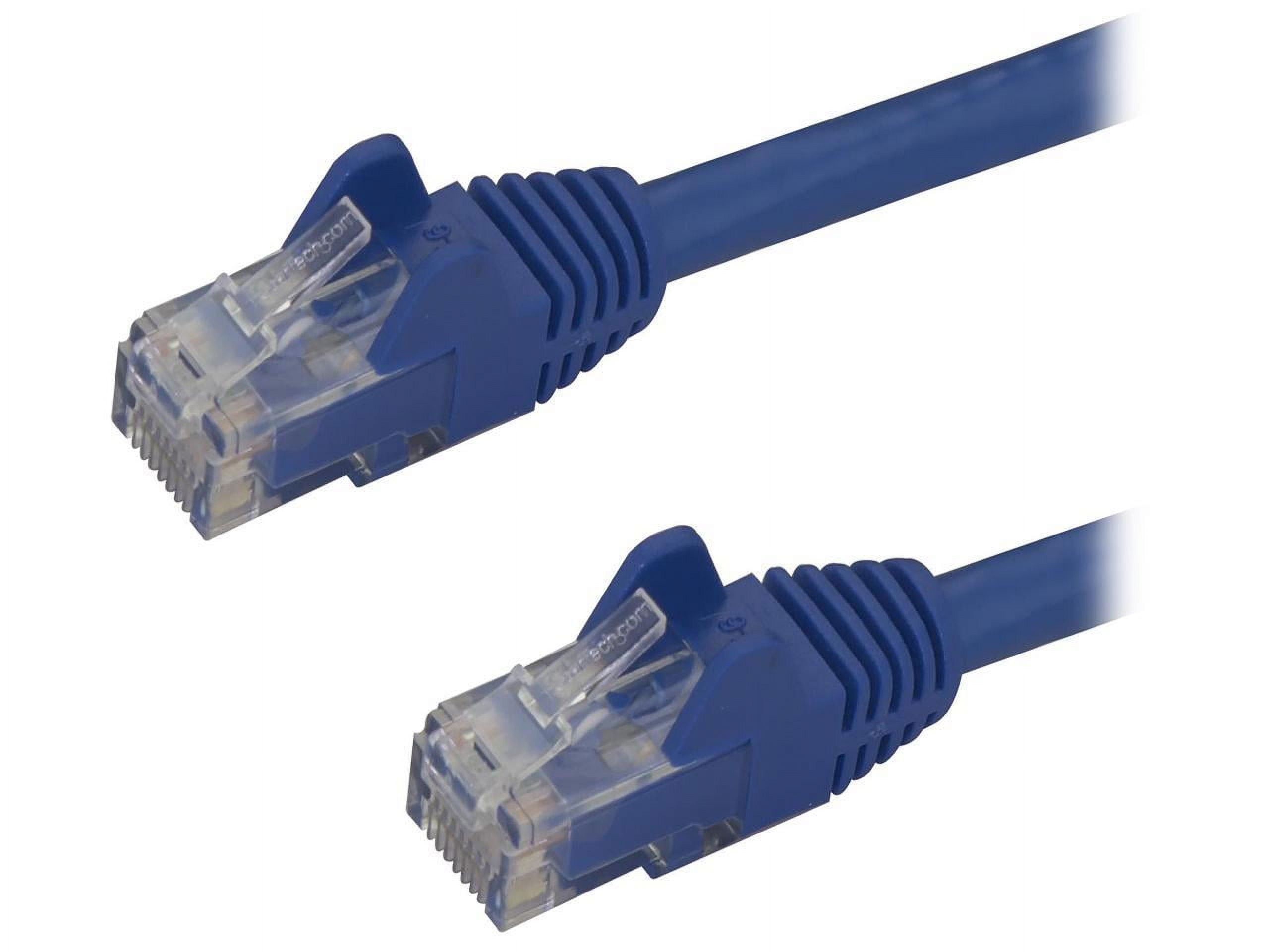 StarTech.com N6PATCH10BL Cat6 Ethernet Cable - 10 ft - Blue - Patch ...