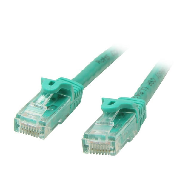 StarTech.com N6PATCH25GN 25 ft. Cat 6 Green Snagless Cat6 UTP Patch ...