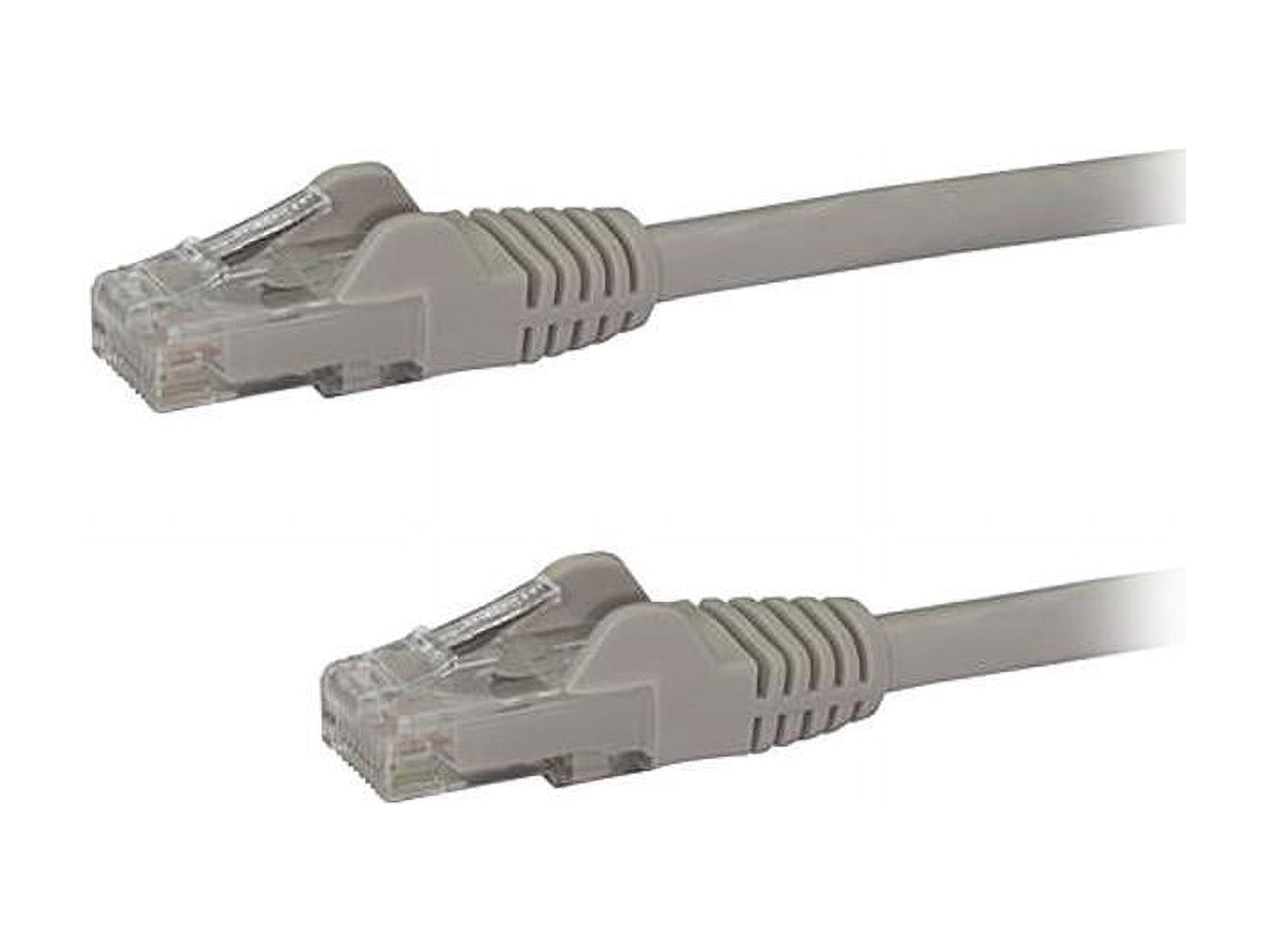 StarTech 25ft RJ-45 M/M Snagless Cat6 UTP Patch Cable ETL Verified Gray ...
