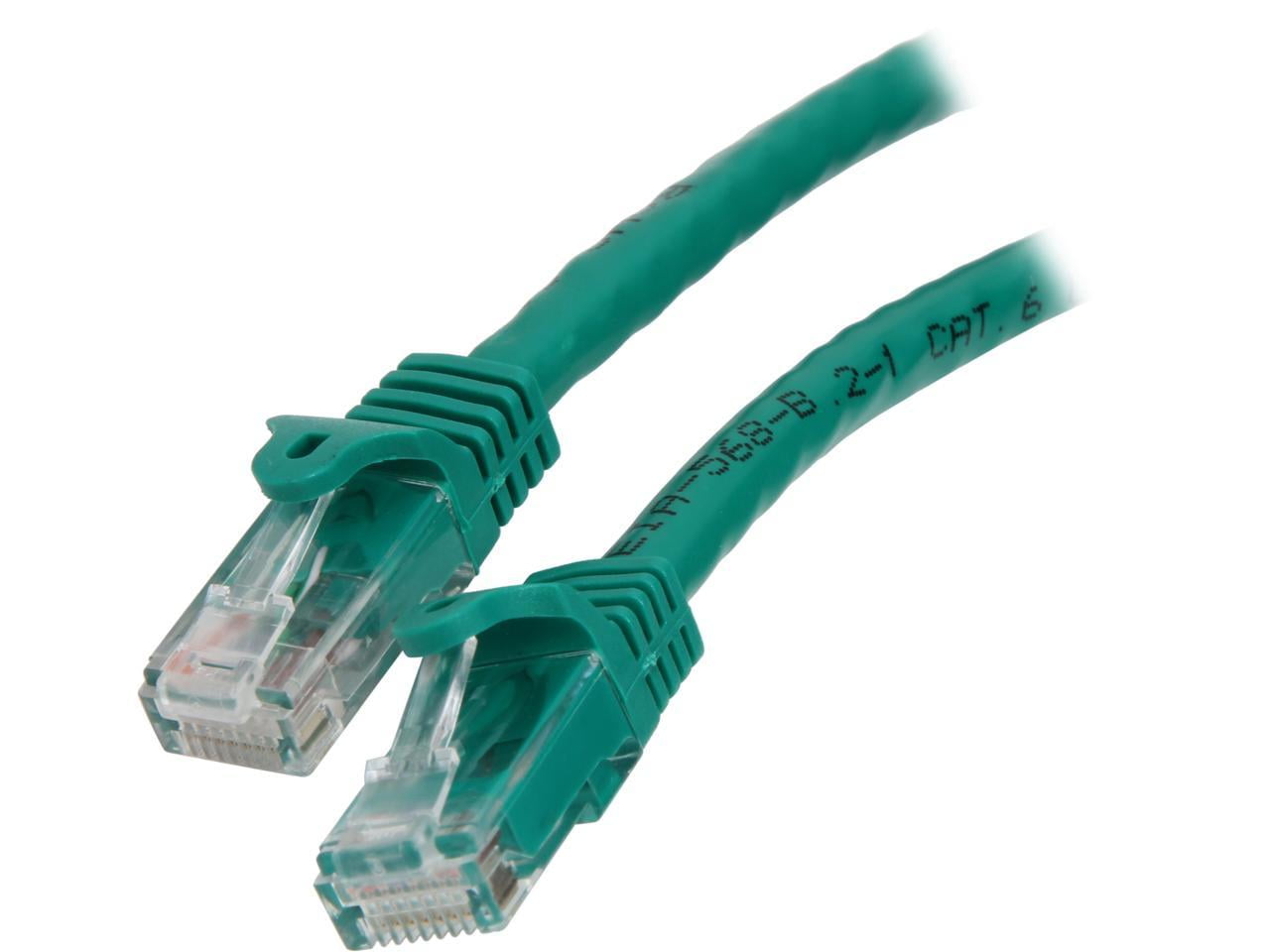 StarTech.com N6PATCH50GN 50 ft. Green RJ45 UTP Cat6 Patch Cable ...
