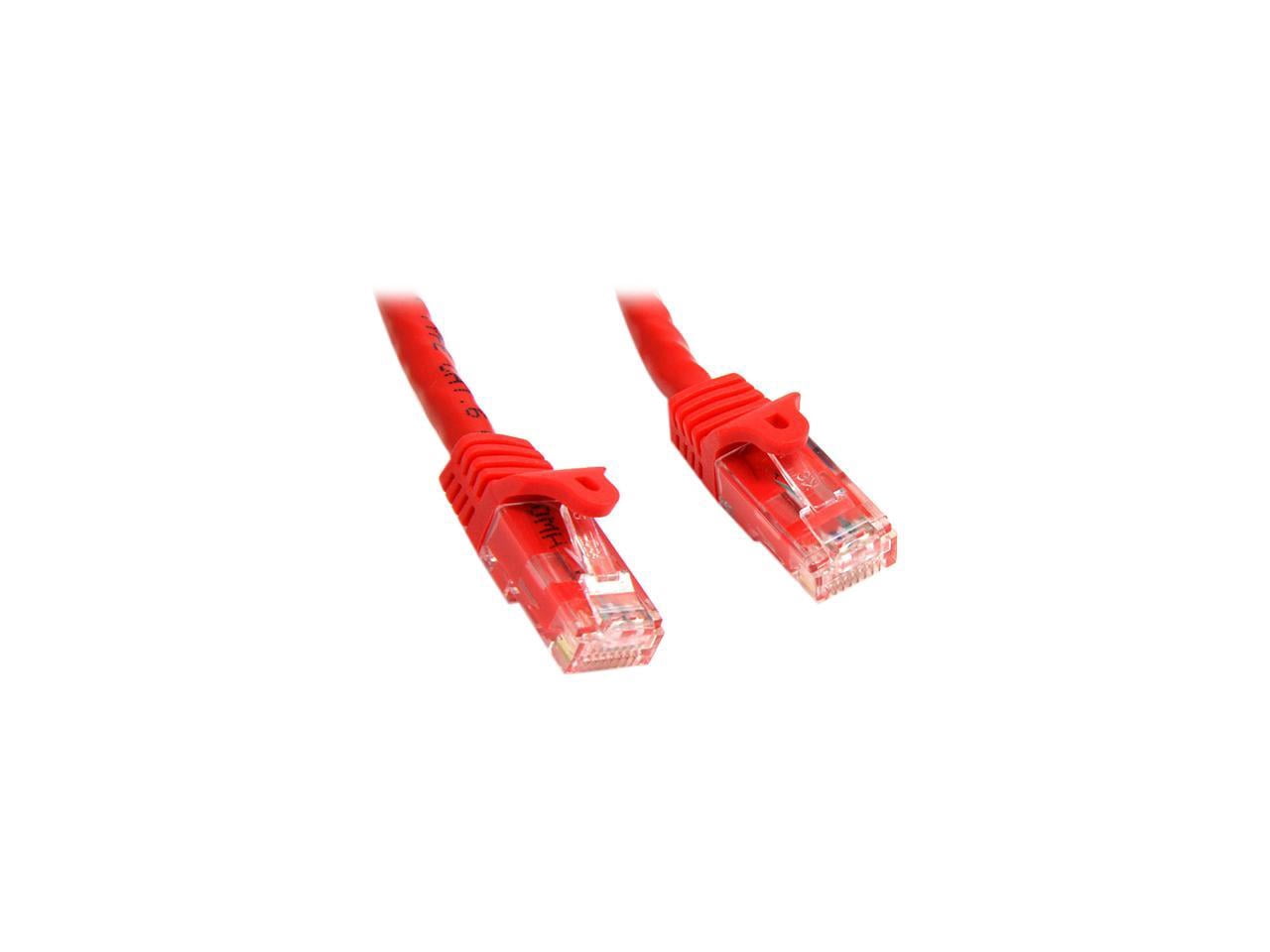 StarTech.com N6PATCH75RD 75 ft. Cat 6 Red Snagless UTP Patch Cable ...