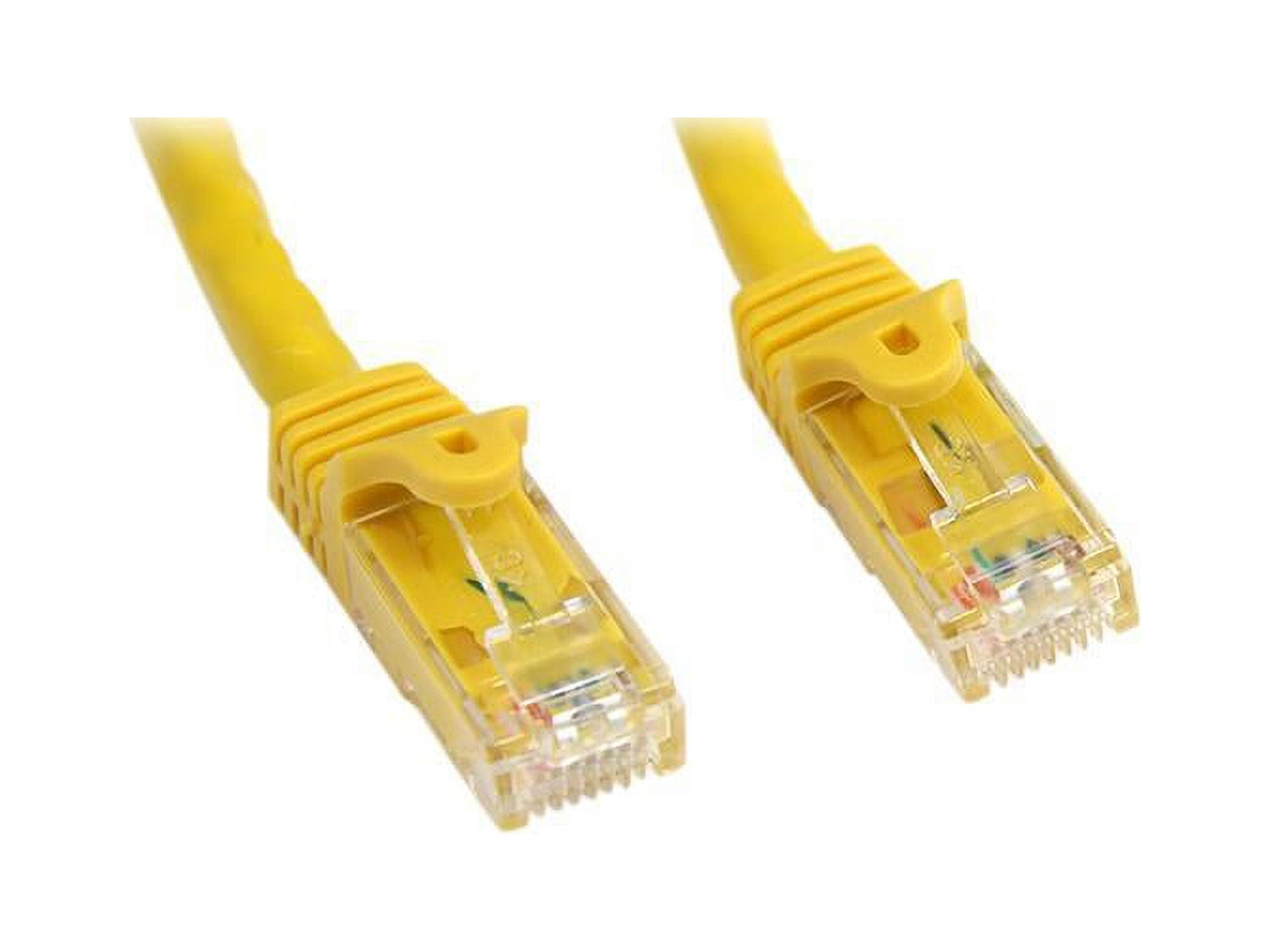 StarTech.com N6PATCH75YL 75 ft. Cat 6 Yellow Snagless UTP Patch Cable ...