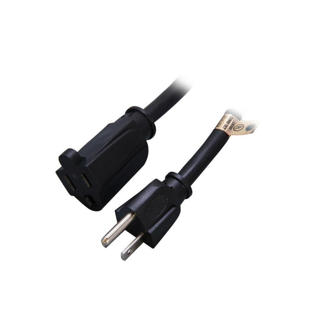 StarTech.com PAC1011410 10 ft Power Extension Cord - NEMA 5-15R to NEMA 5-15P - 14 AWG Power ...