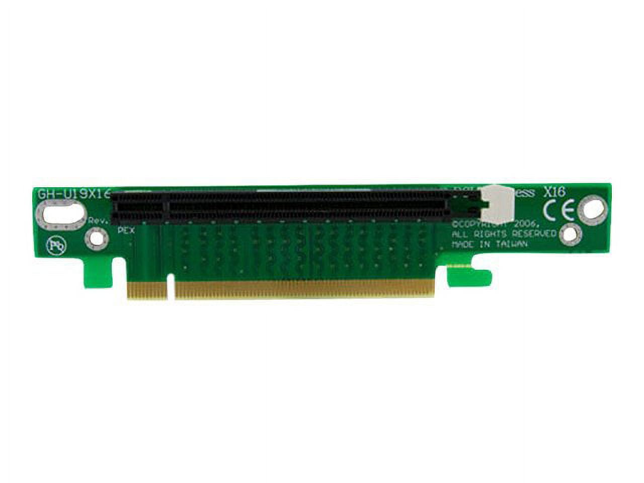 StarTech.com PCI Express Riser Card x16 Left Slot Adapter 1U/2U Servers ...