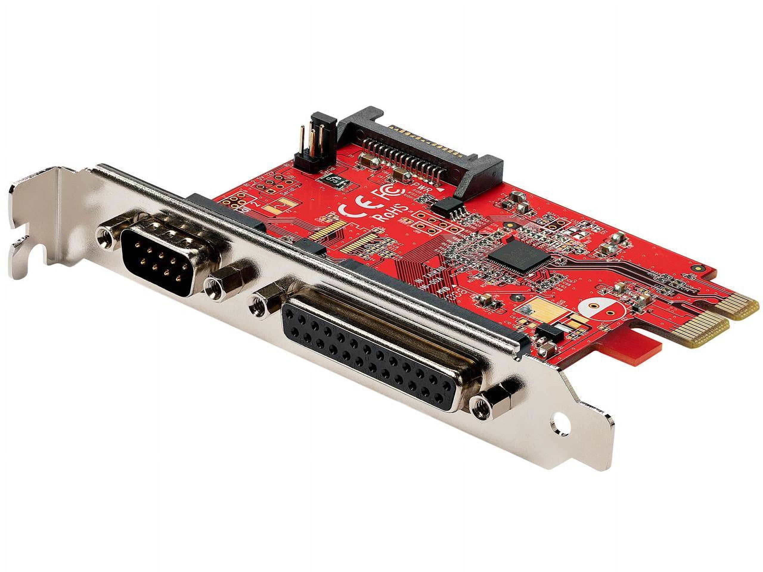 StarTech.com PCIe Card with Serial and Parallel Port, PCI Express Combo ...