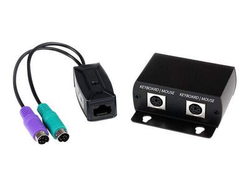 StarTech.com PS/2 Keyboard and Mouse Extender over Cat 5 - Keyboard ...