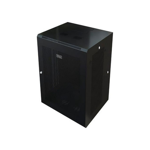 StarTech.com RK1224WALHM Wall Mount Server Rack Cabinet - 12U Rack - 24 In Deep - Hinged ...