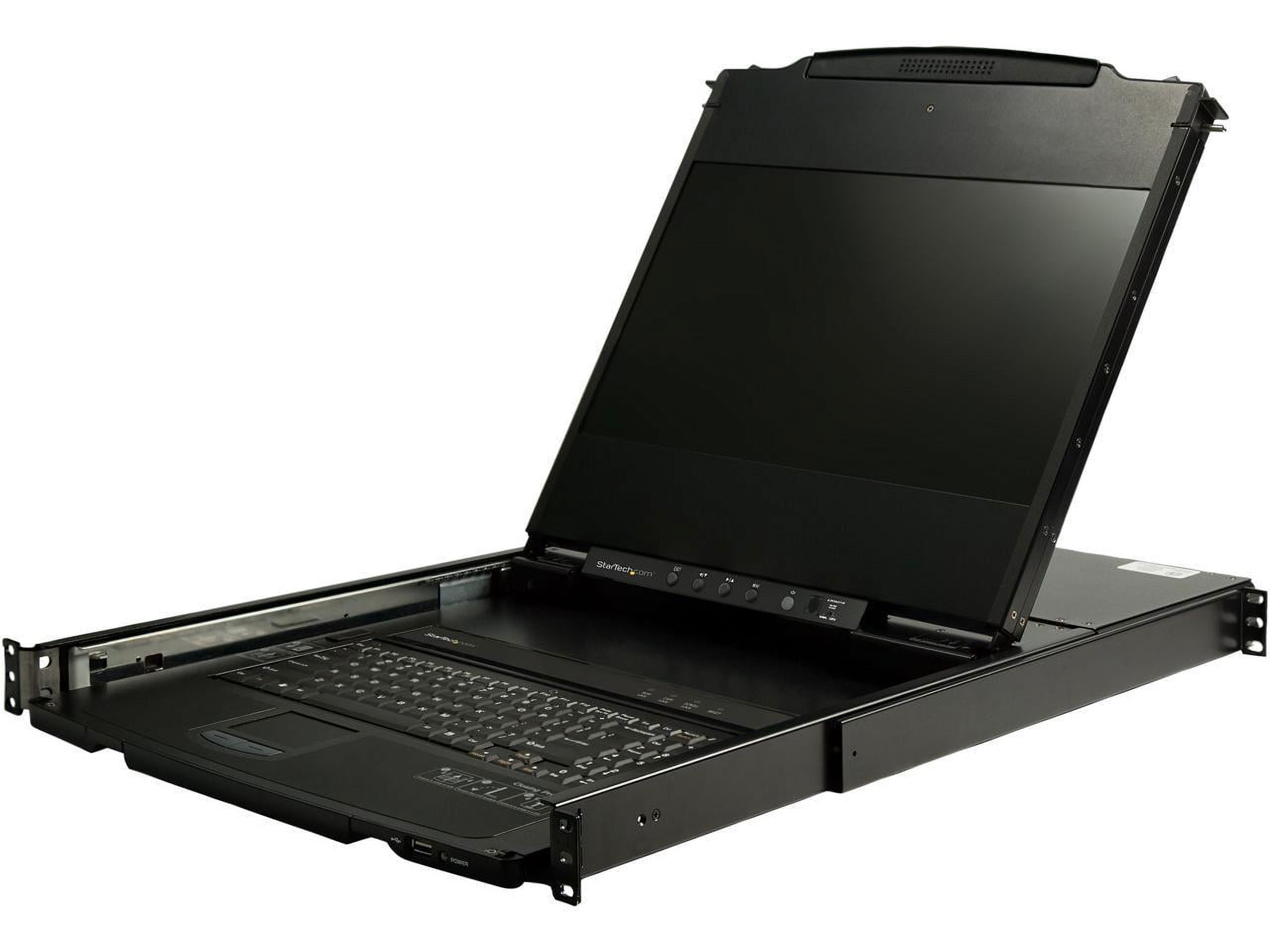 StarTech.com RKCOND17HD 17" HD Rackmount KVM Console - Dual Rail ...