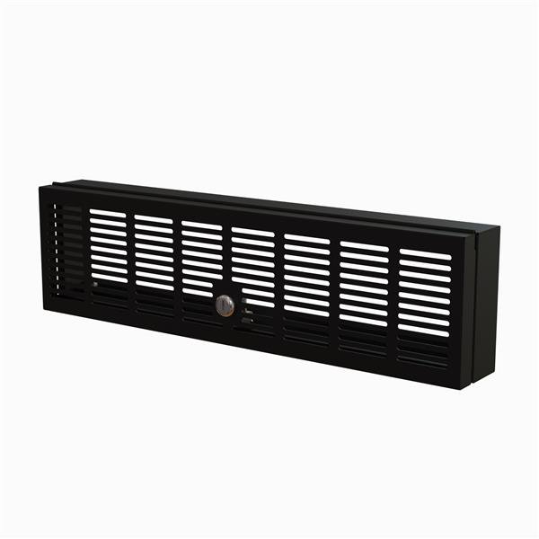 StarTech.com RKSECLK3U 3U Rack-Mount Security Cover, Hinged - Black ...