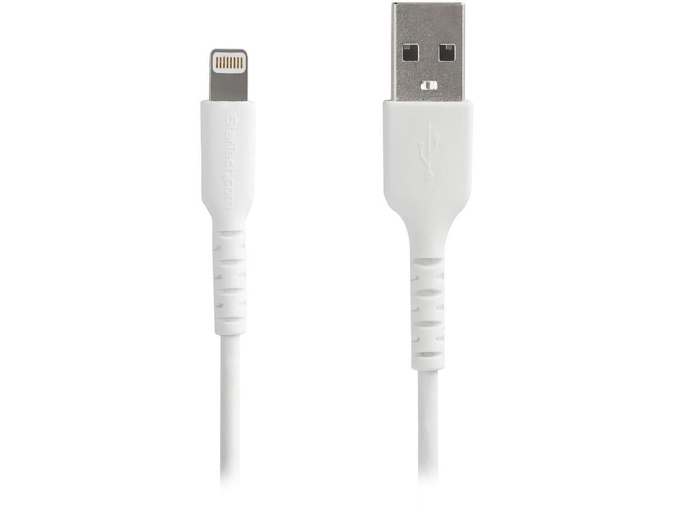 StarTech.com RUSBLTMM2M USB to Lightning Cable - 6.6 ft / 2m - MFi ...