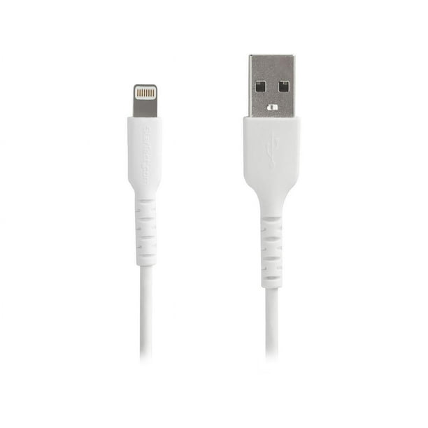 StarTech.com RUSBLTMM2M USB to Lightning Cable - 6.6 ft / 2m - MFi ...