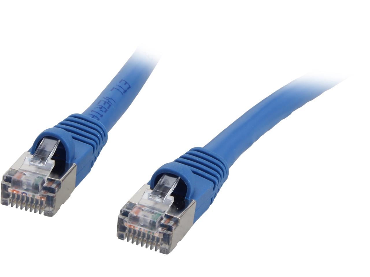 StarTech 6 ft Blue Snagless Shielded Cat5e Patch Cable S45PATCH6BL ...