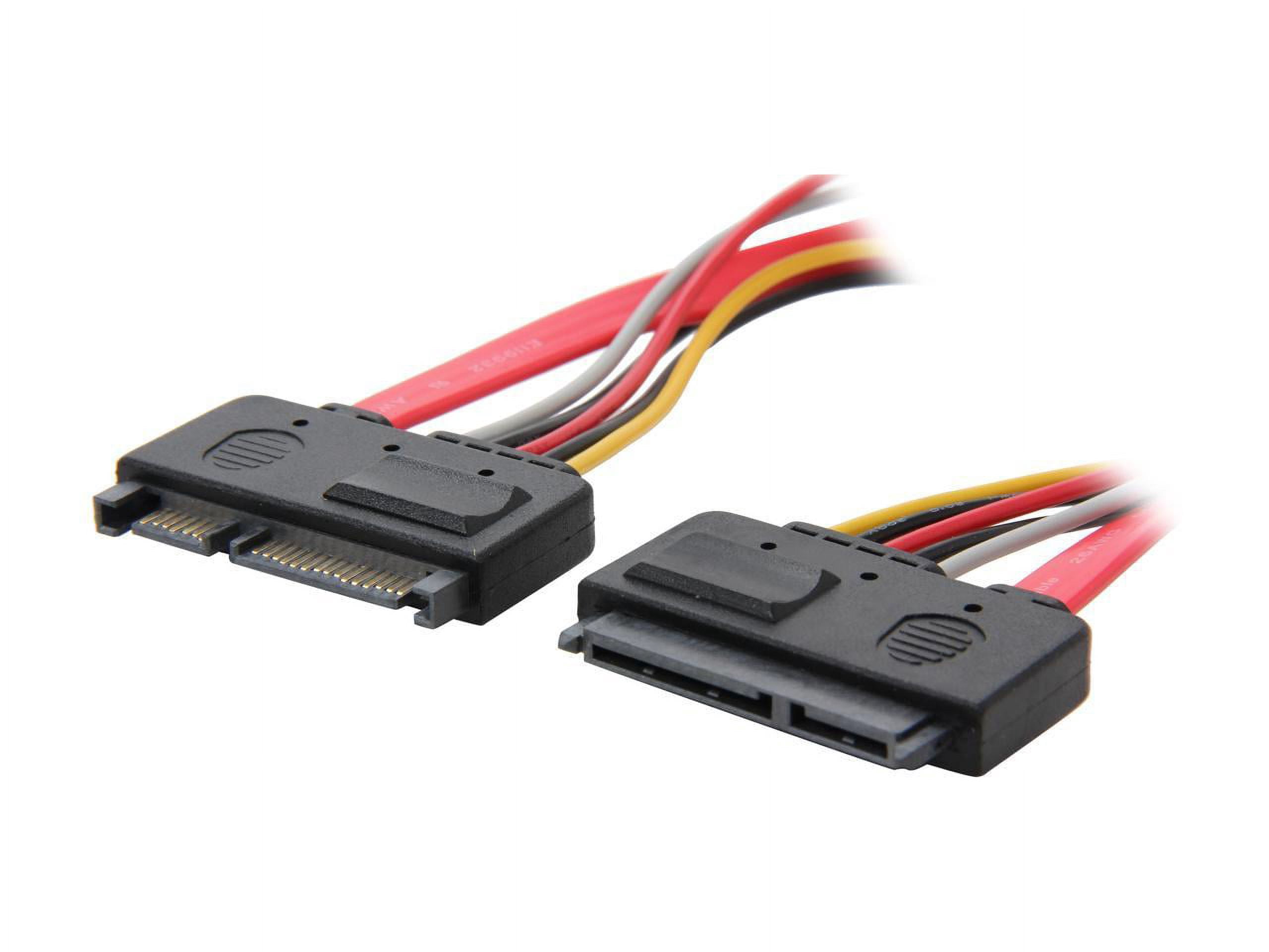 StarTech.com SATA22PEXT 1 ft. 22 Pin SATA Power and Data Extension ...