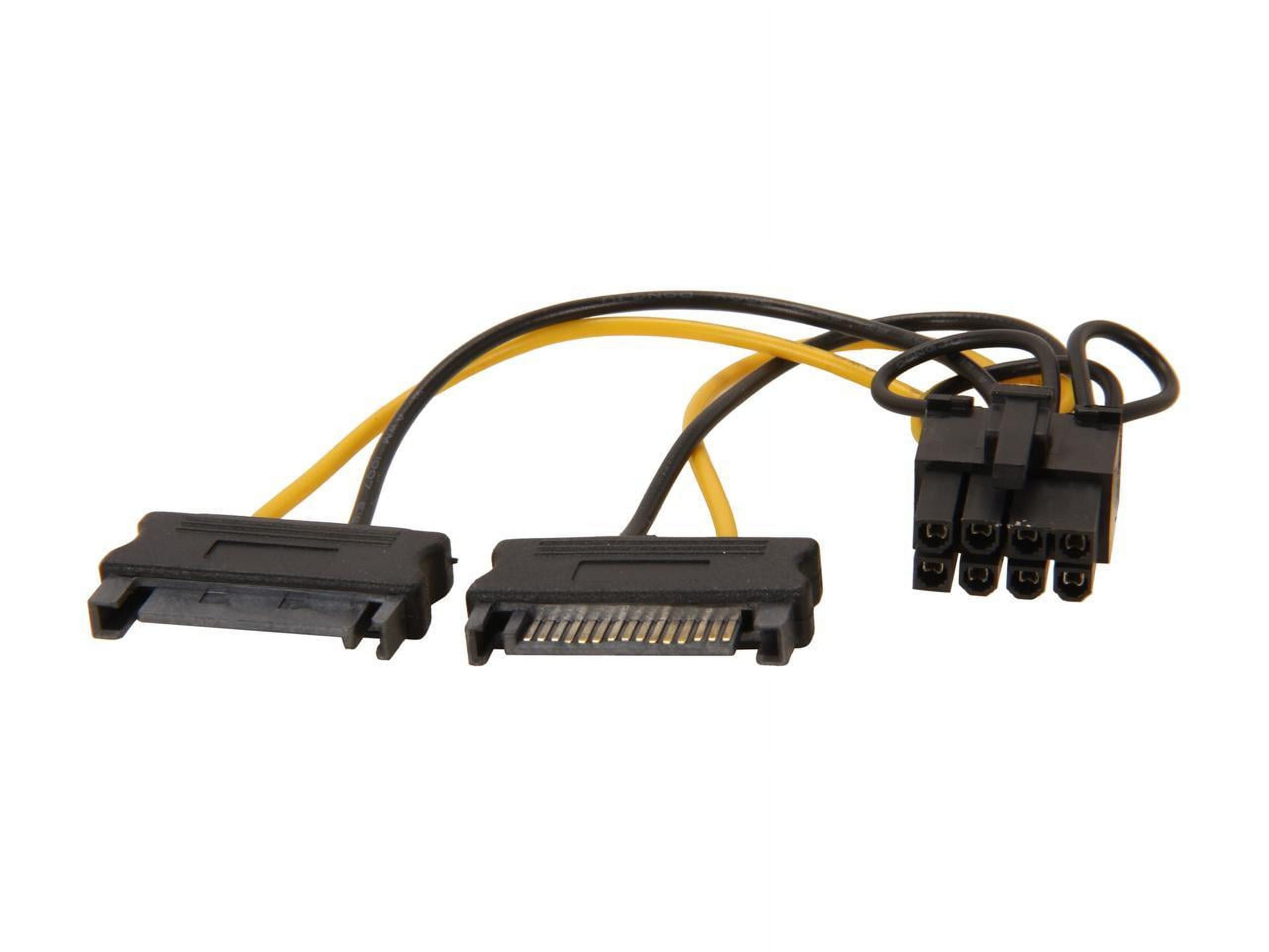 StarTech.com SATPCIEX8ADP 6 in. 6in SATA Power to 8 Pin PCI Express ...