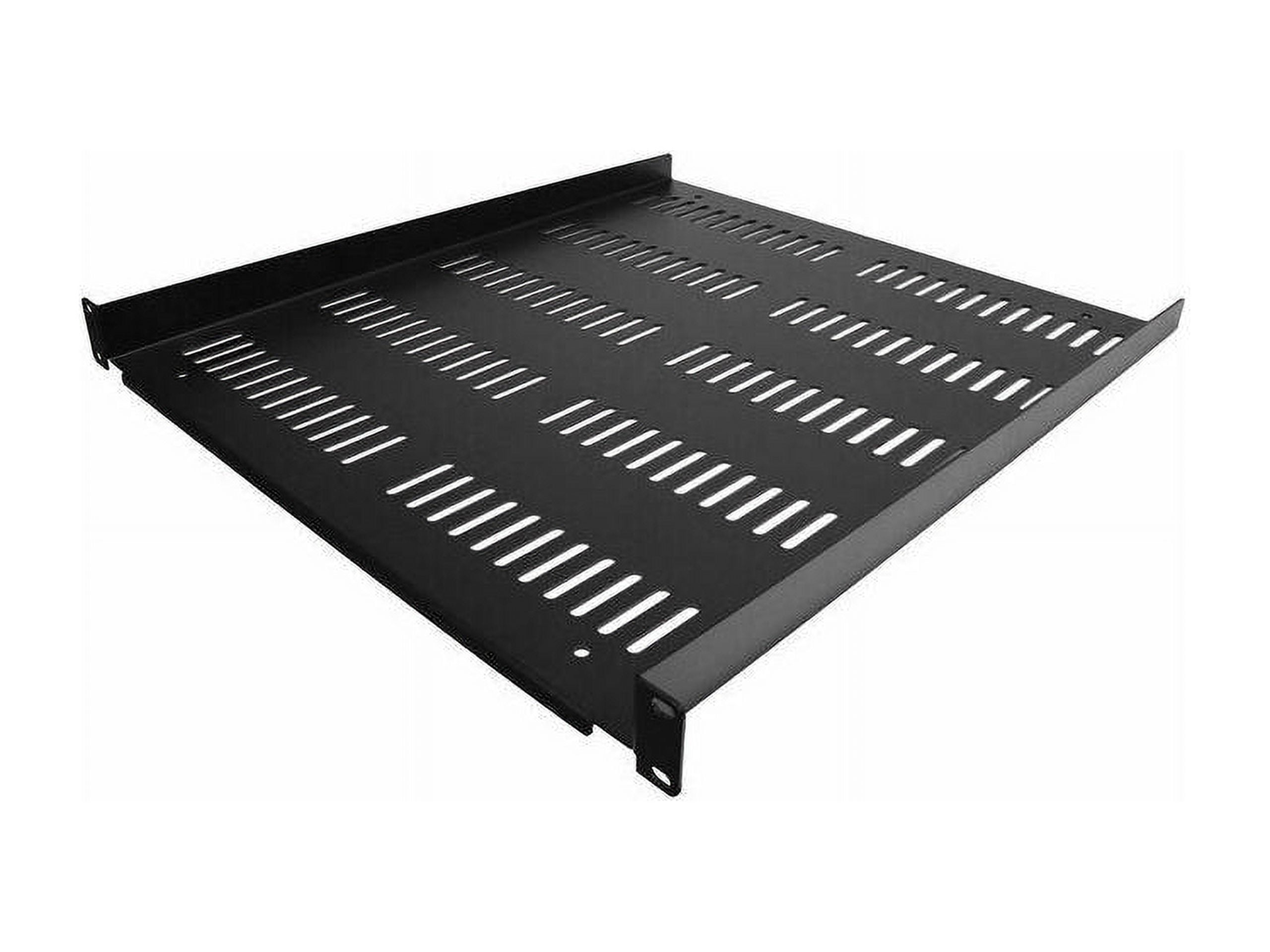1U VENTED SERVER RACK CABINET SHELF - FIXED 12 DEEP CANTILEVER ...