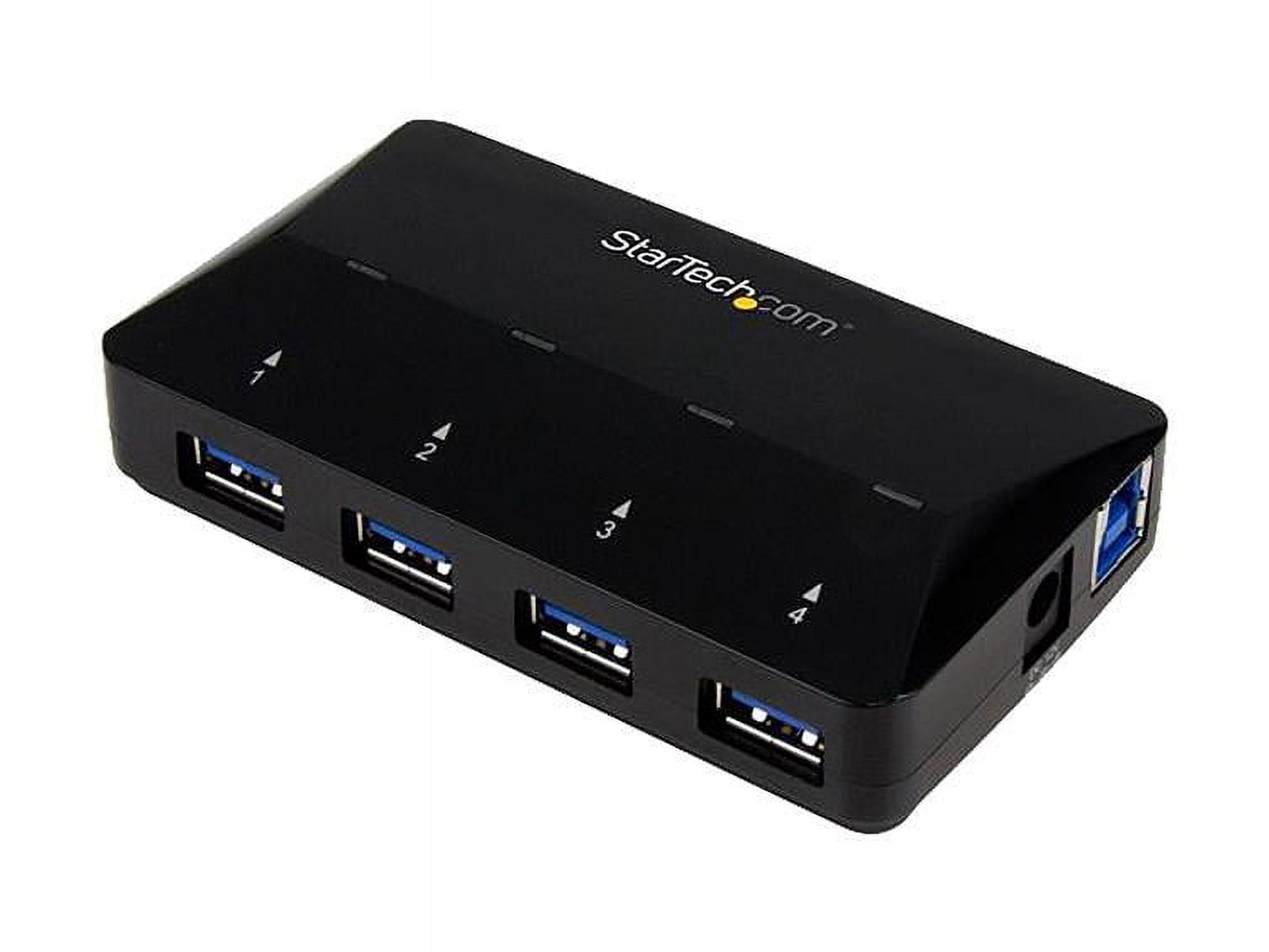 StarTech.com ST53004U1C 4-Port USB 3.0 Hub plus Dedicated Charging Port ...